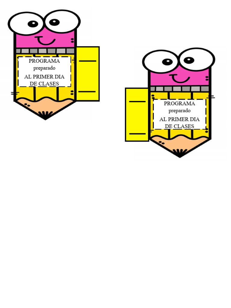 Plantilla de Lapiz | PDF