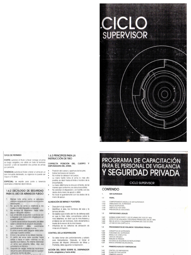 Cartilla Supervisor | PDF