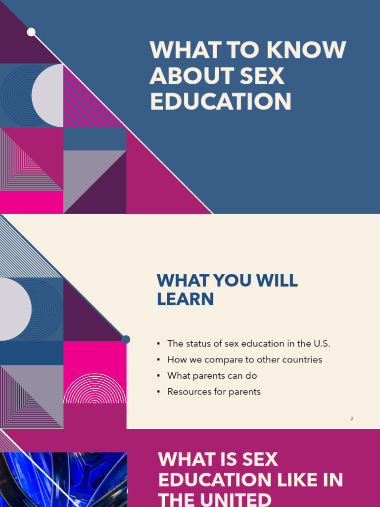 Understanding U.S. Sex Education Status | PDF | Sex Education | Adolescence