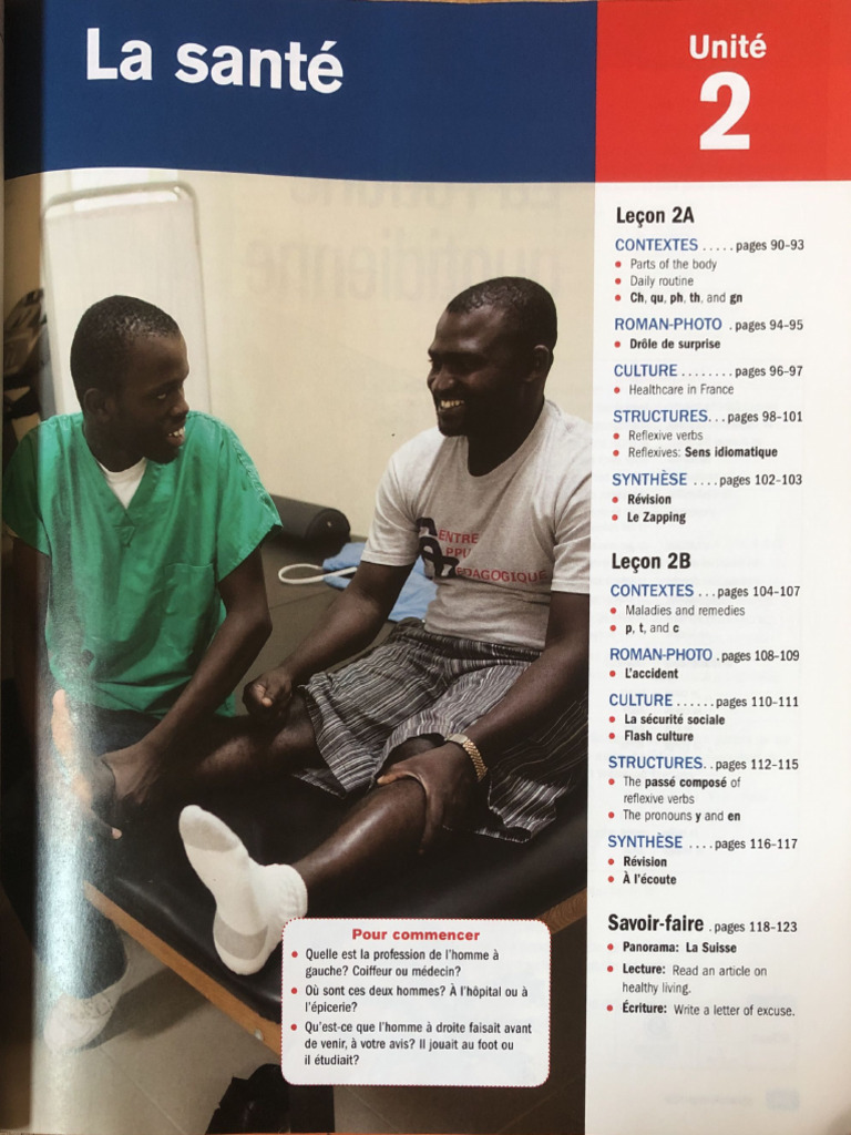 Unit2 La Santé | PDF