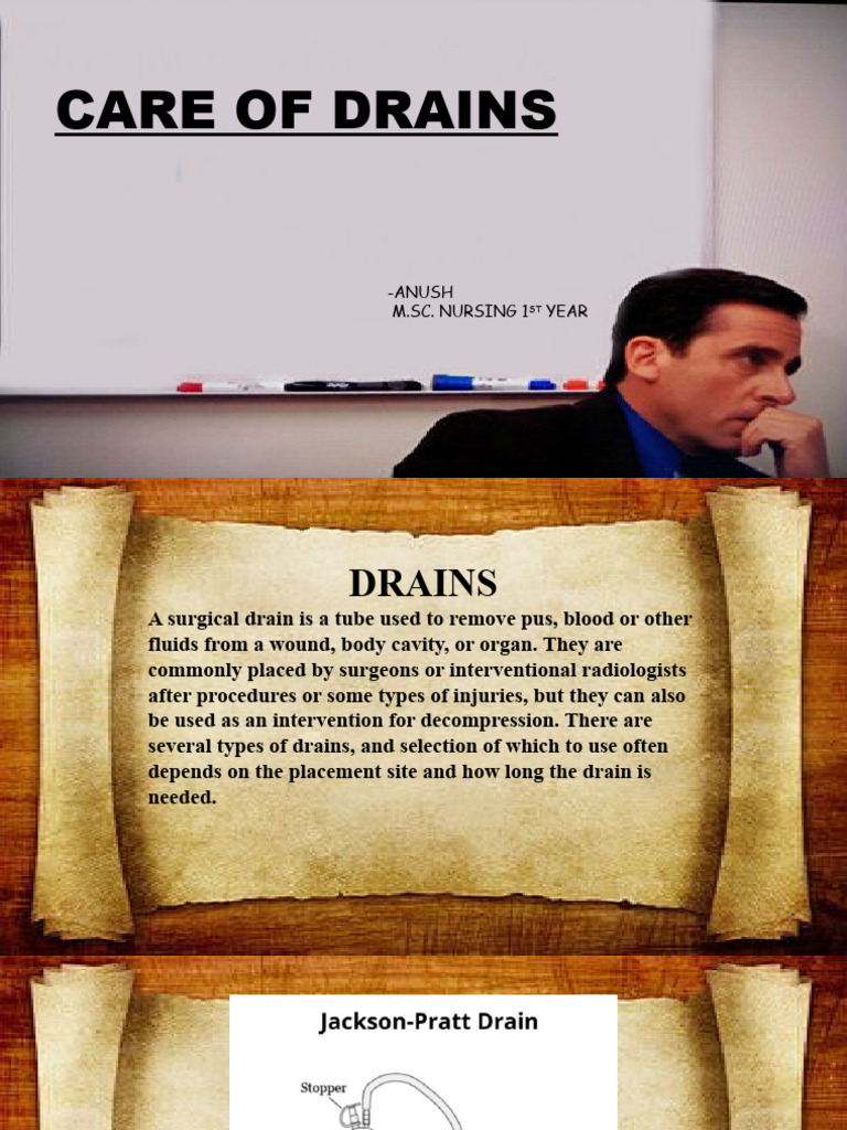 Care of Drains | PDF | Surgery | Clinical Medicine