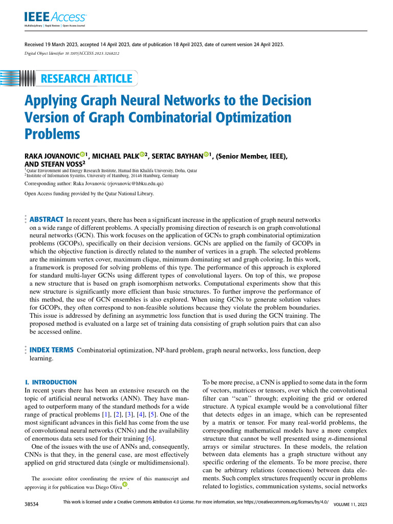 Applying Graph Neural Networks To The Decision Ver 240324 001255 | Download Free PDF | Vertex ...