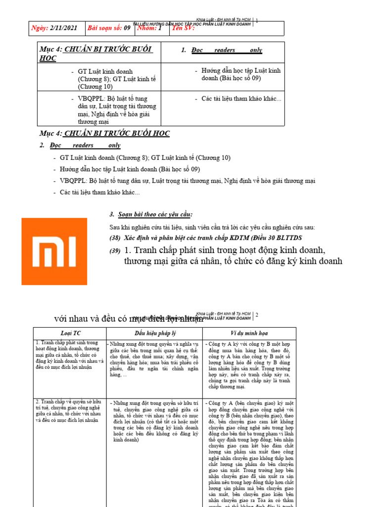 (LKD) - BÀI SOẠN SỐ 9 | PDF