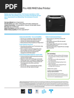 HP LaserJer Pro 404dn Data Sheet | PDF | Wi Fi | Operating System