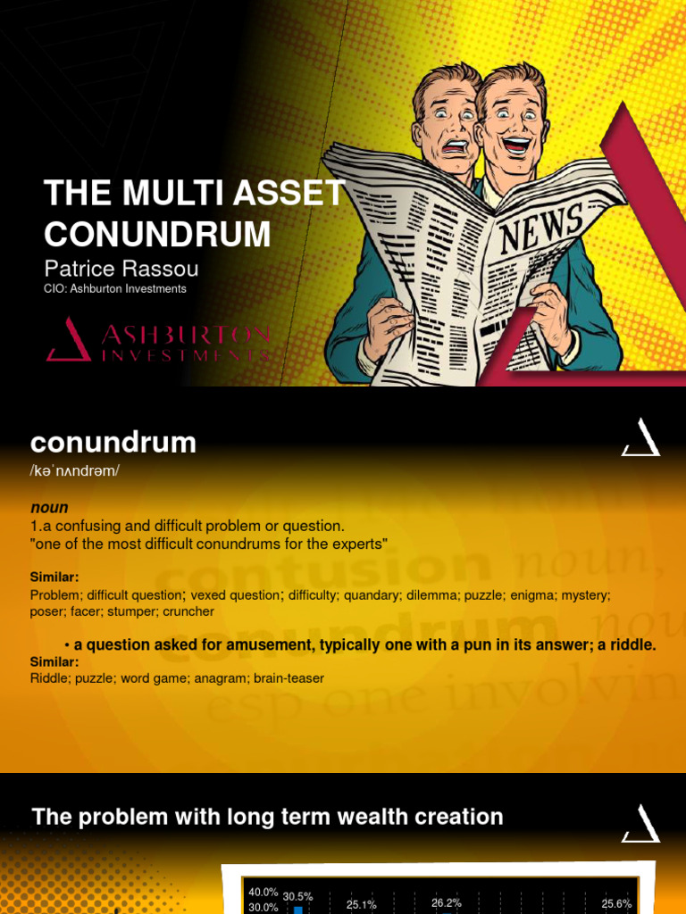 The Multi-Asset Conundrum | PDF | Investing | Fixed Income