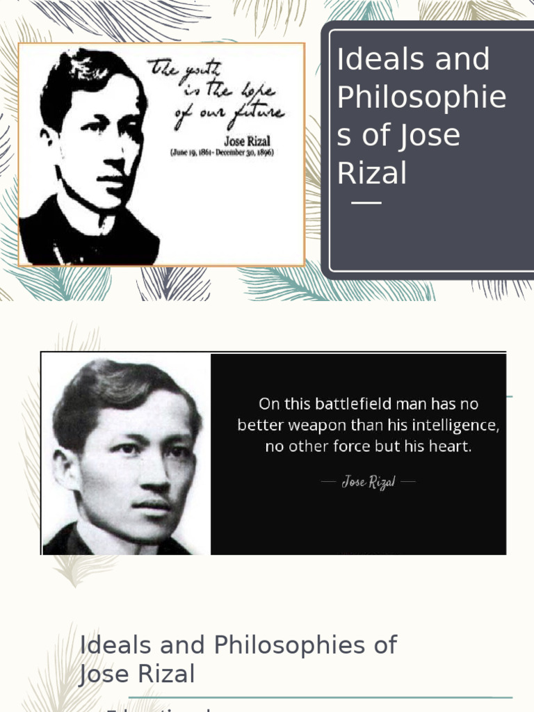 Ideals and Philosophies of Jose Rizal | PDF | Catholic Church | Happiness