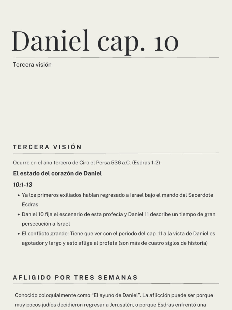 Profecía de Daniel: Visiones y Reyes | PDF | Libro de daniel | Daniel ...