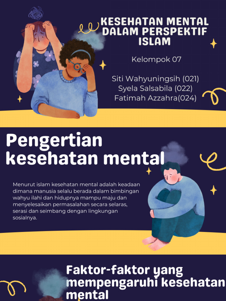 Kelompok 7 Psikologi Islam (Kesehatan Mental Dalam Perspektif Islam) | PDF
