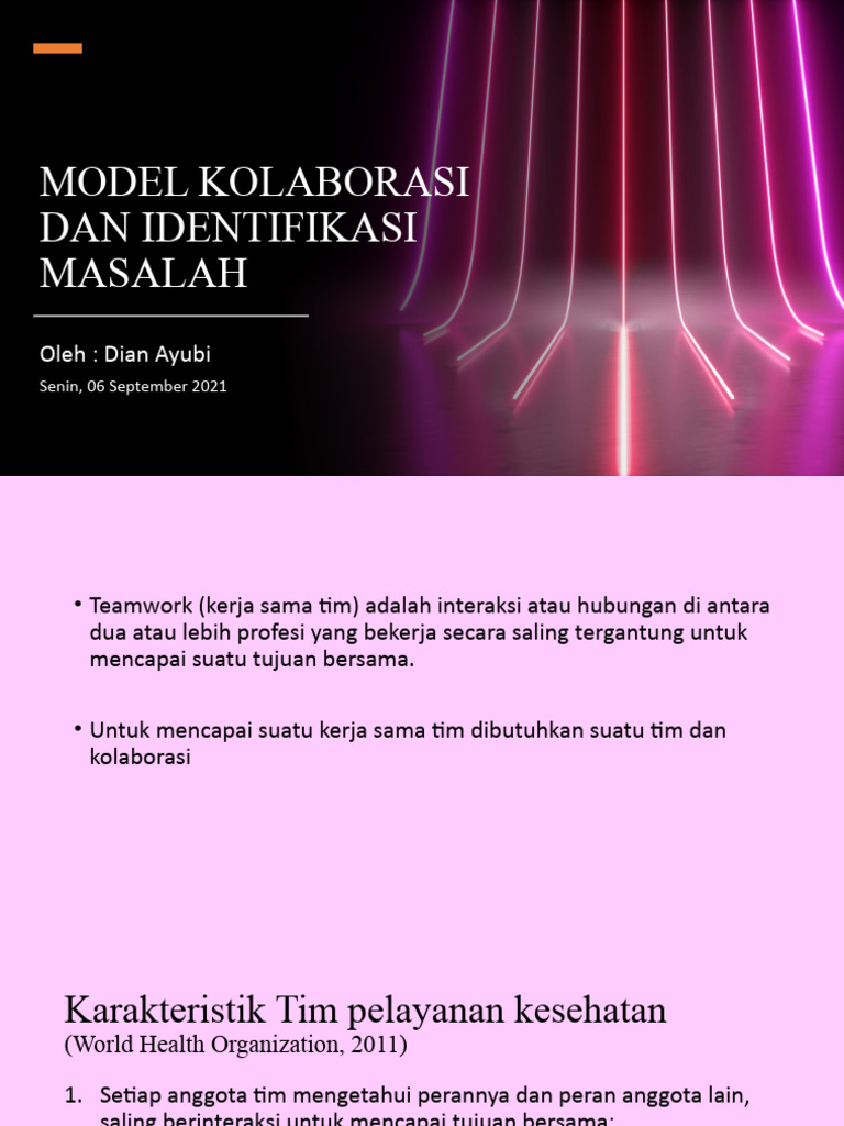 Model Kolab Dan Identifikasi Masalah - Term 1 2023 | PDF