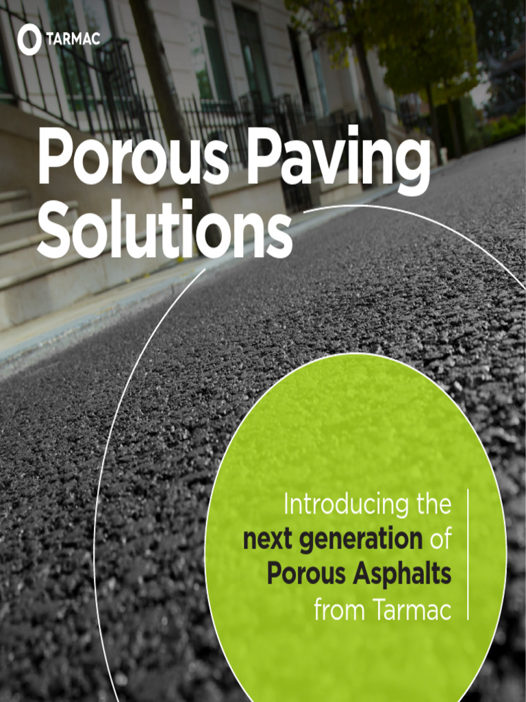 Tarmac Porous Asphalts Range Brochure | PDF | Road Surface | Materials