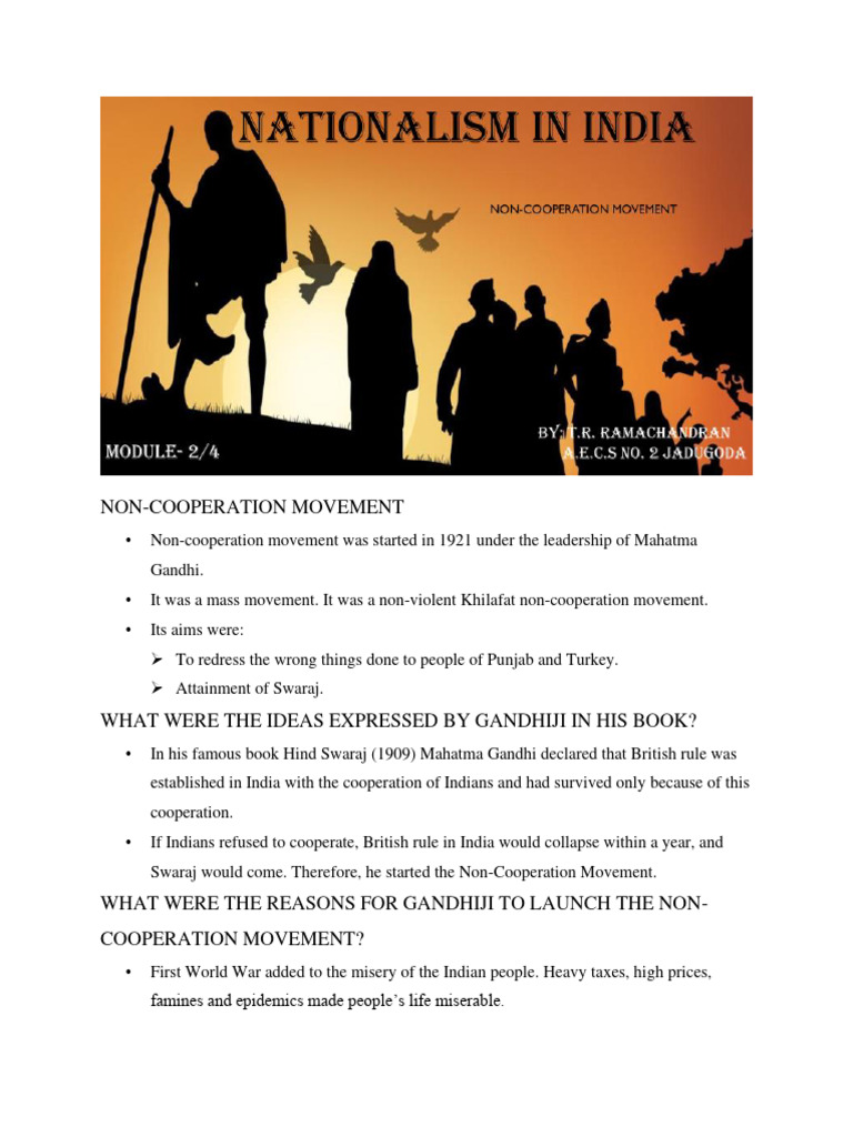 PDF Nationalism in India 2 | PDF | Mahatma Gandhi | Indian Nationalism