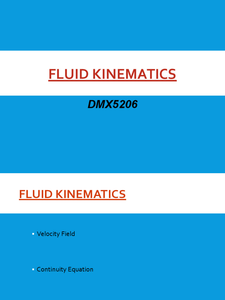 Day School 2 | PDF | Fluid Dynamics | Continuum Mechanics