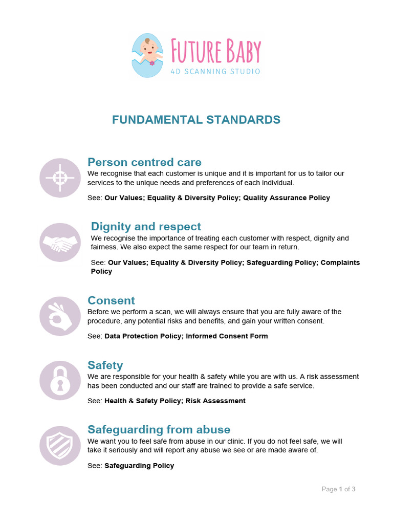 Fundamental Standards | PDF | Informed Consent | Occupational Safety ...