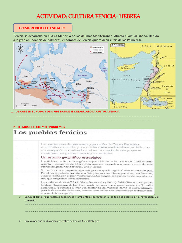 Cultura Fenicia Hebrea | PDF | Fenicia