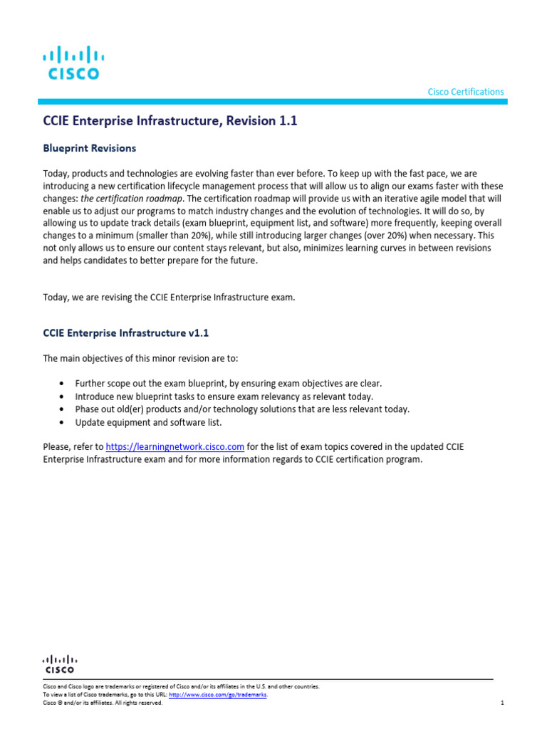 Cisco CCIE-EI v1.1 Release Notes | PDF | Networking | Multiprotocol ... Cisco CCIE-EI v1.1 Release Notes | PDF | Networking | Multiprotocol ...