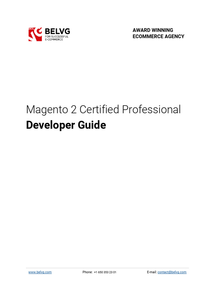 Magento 2 Certified Professional Developer Guide | PDF | Class (Computer Programming) | Method ...