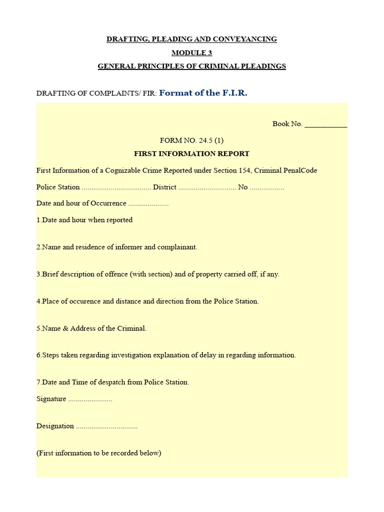 Drafting, Pleading and Conveyancing, Mod-3 | PDF | Bail | Appeal