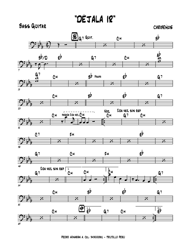 Dejala Ir - Bass Guitar | PDF