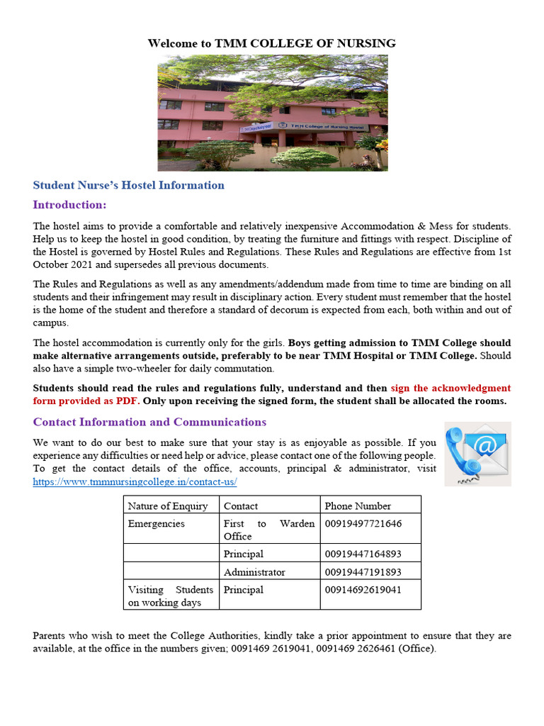 Hostel Regulations Form Pdf Toilet Prayer