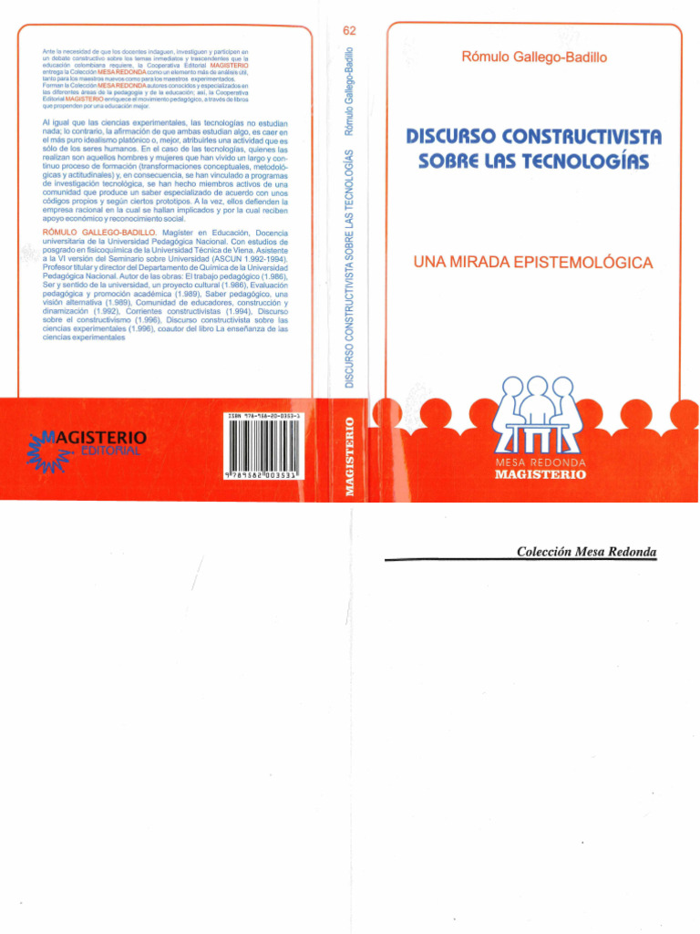 Discurso Constructivista Sobre Las Tecnologías | PDF | Pedagogía | Constructivismo (filosofía de ...