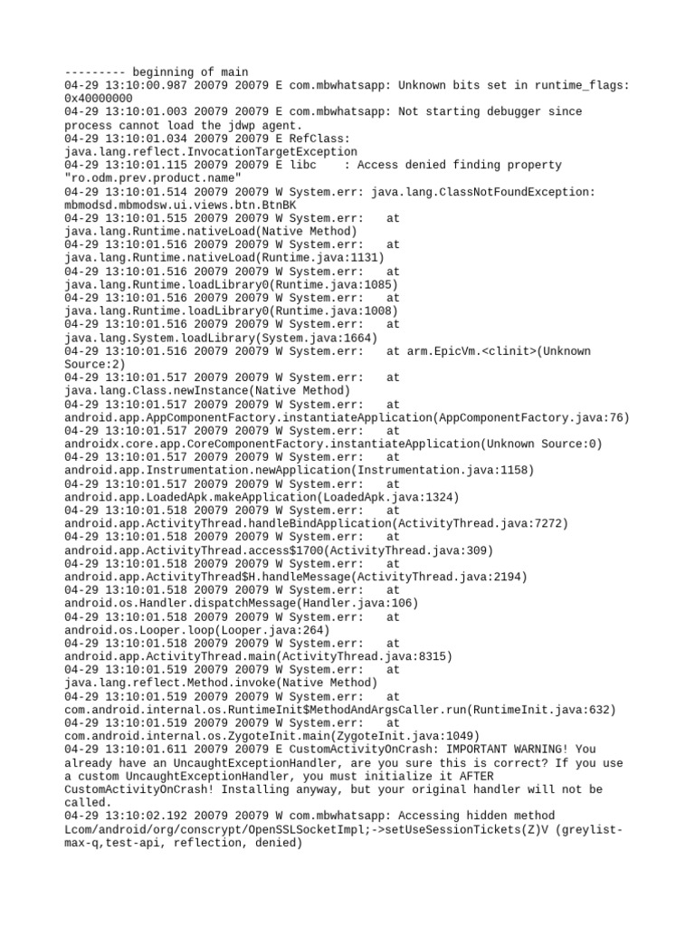 Logcat | PDF | Java (Programming Language) | Android (Operating System)