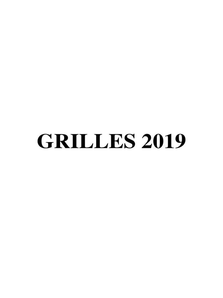 Grilles 2020 | PDF | Song Structure | Musicology