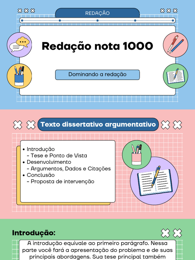 Redação Nota 1000 | PDF