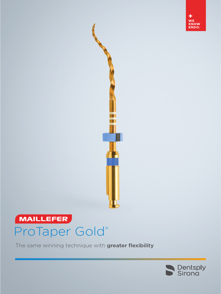 End Brochure ProTaperGold | PDF | Dentistry | Mouth