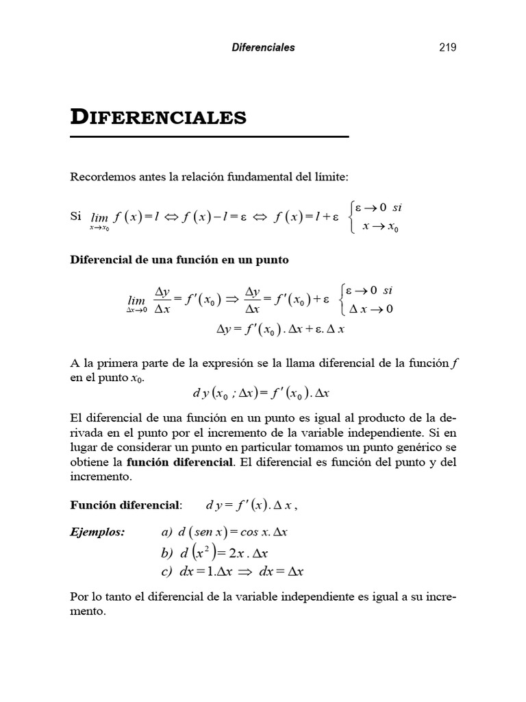 Págs, 219-224, 226. TP4 (1º Parte) Diferencial | PDF | Derivado | Medición