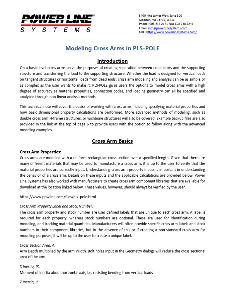 Double Cross-Arm Modeling | PDF | Strength Of Materials | Cartesian ...