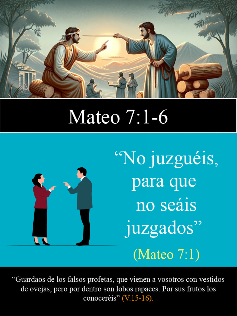 Saca La Viga de Tu Ojo | PDF