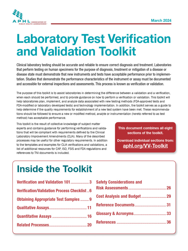 QSA VV Toolkit | PDF | Coefficient Of Variation | Sensitivity And Specificity