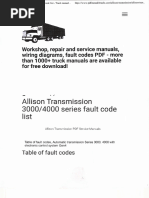 SPN FMI List | PDF | Transmission (Mechanics) | Switch
