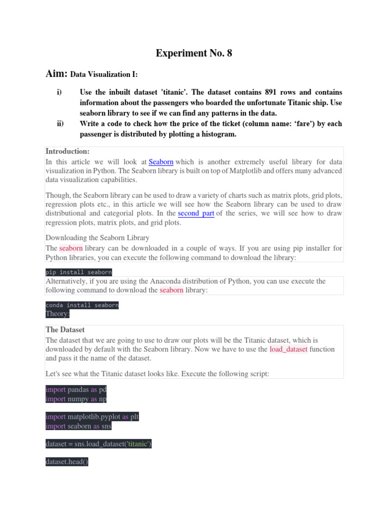 Experiment No 8 | PDF | Quartile | Statistics