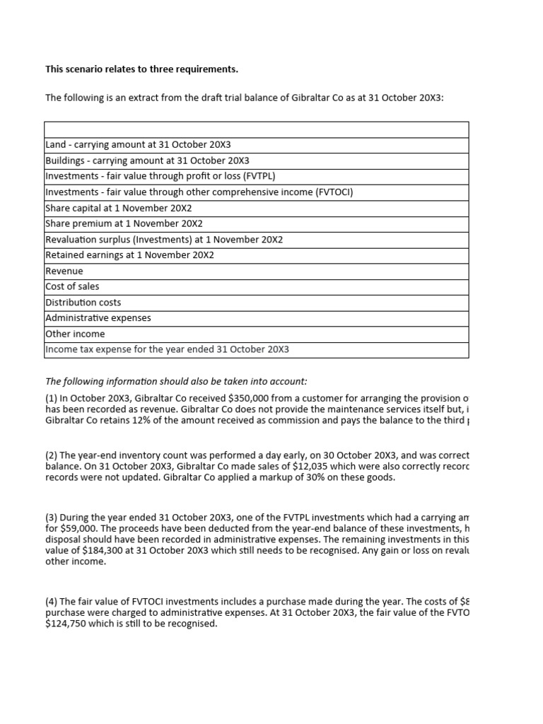 BISC - FR.F7 - Past Exam - Sep - Dec 2023 | PDF | Fair Value | Share ...
