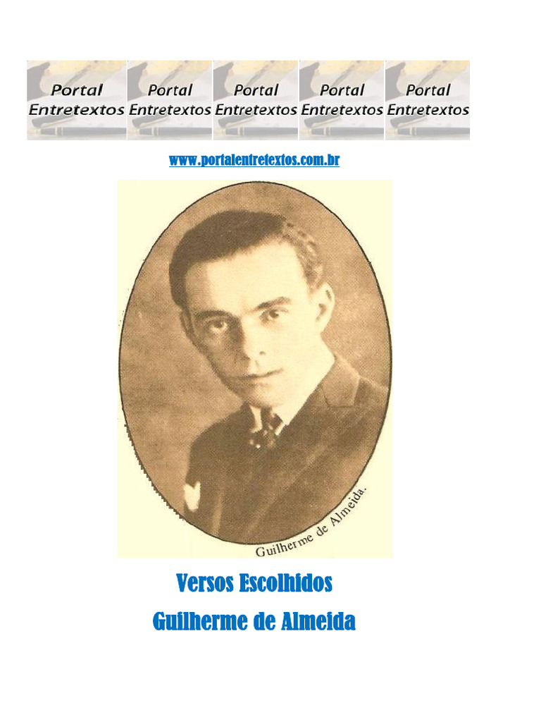 Poemas de Guilherme de Almeida | PDF Poemas de Guilherme de Almeida | PDF
