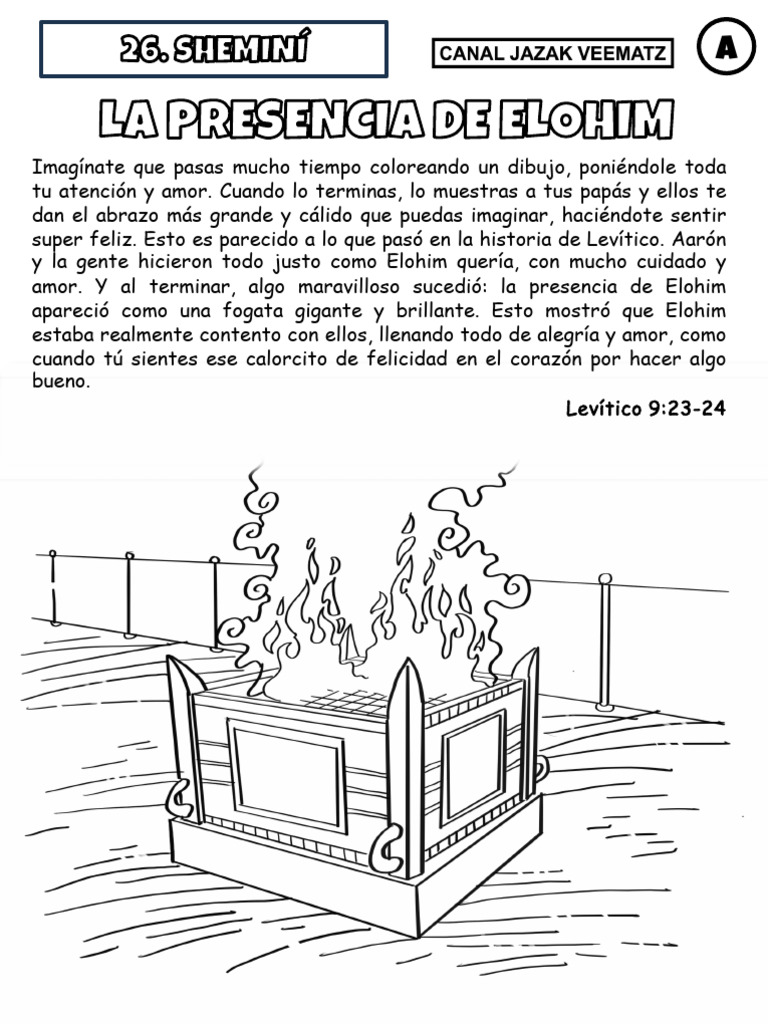 26 Parasha Sheminí para Niños | PDF | Amor | Contenido bíblico