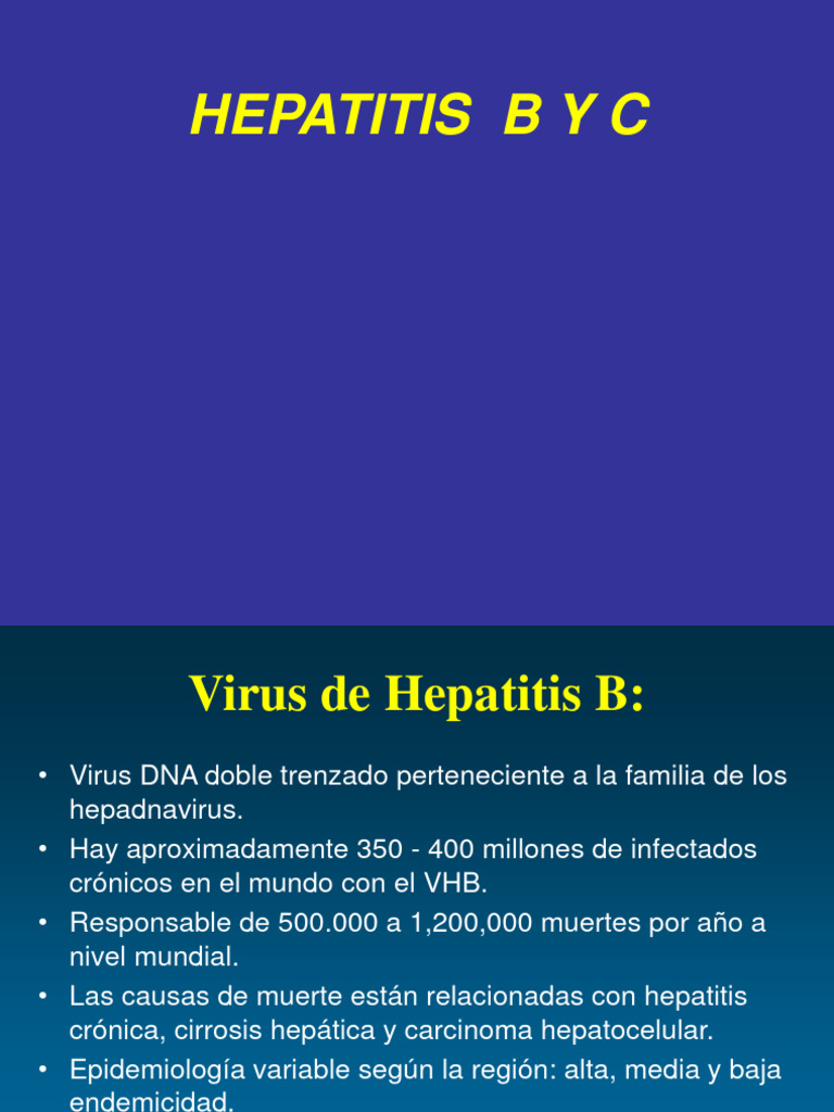 Hepatitis B y C | PDF | Hepatitis | Hepatitis B