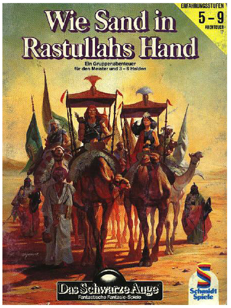 DSA - Abenteuer - A017 - Wie Sand in Rastullahs Hand | PDF