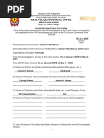 Revised Incident Record Form PNP PDF | PDF | National Security | Law ...