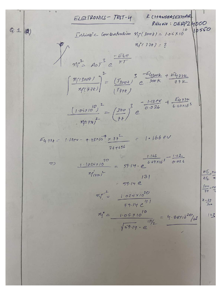 Classs Notes Analog Electronics | PDF