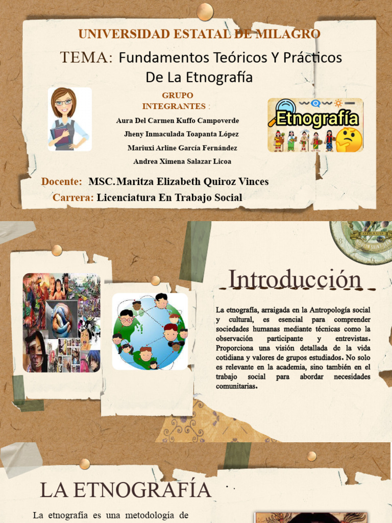 Exposicion Etnografia 1 | PDF | Etnografía | Sociedad