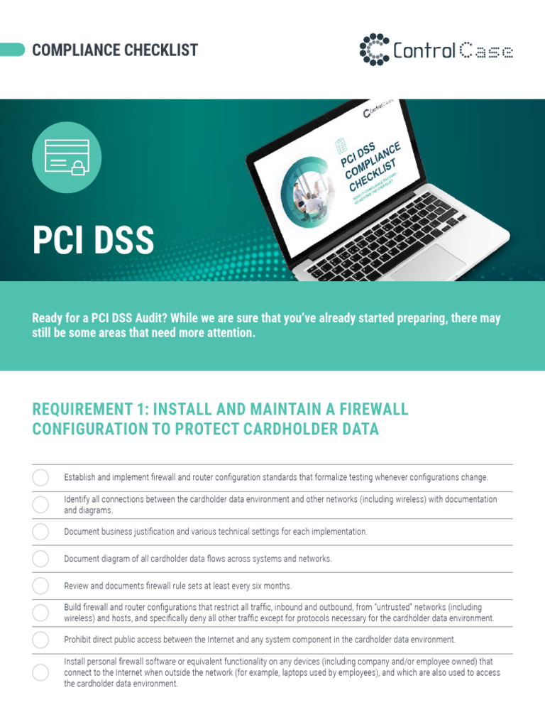 Pci DSS Compliance Checklist | PDF | Security | Computer Security