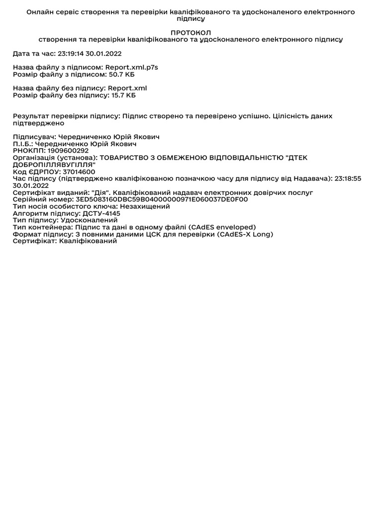 Report Validation Report | PDF