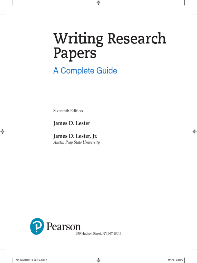Writing Research Papers: A Complete Guide | PDF | Note (Typography ...