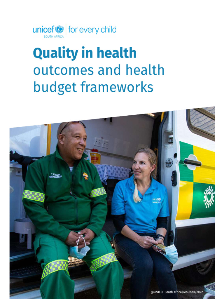 UNICEF South Africa Health Brief 2022 | PDF