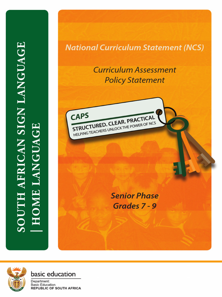 Caps Sasignlanguage HL SP GR 7-9 | PDF | Curriculum | Sign Language