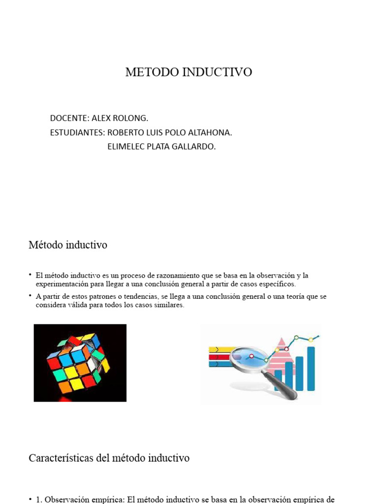 Metodo Inductivo | PDF | Método científico | Observación