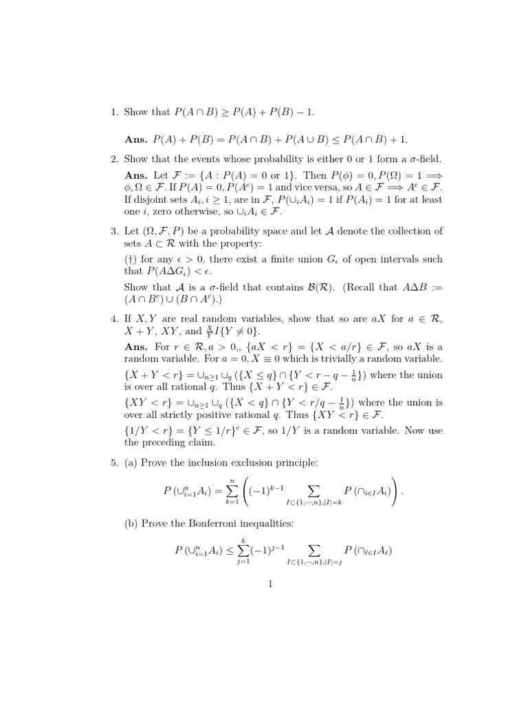 734 Solutions | PDF | Mathematical Relations | Mathematical Objects