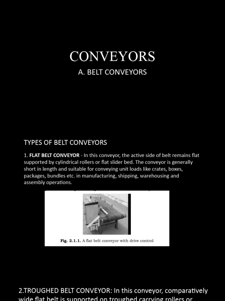 A. Belt Conveyor | Download Free PDF | Belt (Mechanical) | Rolling ...